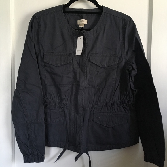 LOFT | Jackets & Coats | Nwt Loft Utility Jacket Navy | Poshmark